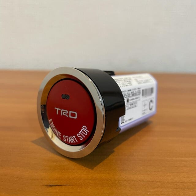 TRD Genuine Push Start Switch with Indicator Lamp for Hybrid Cars | Genuine Japanese Car Parts