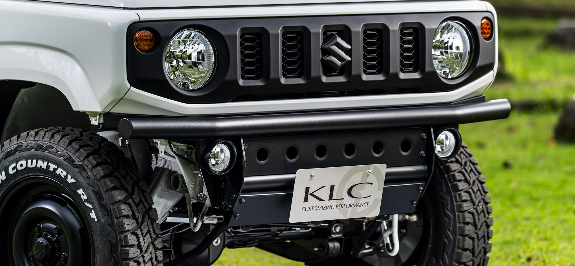 KLC TRADITIONAL FRONT BLACK BUMPER LEVEL Ⅱ for JIMNY JB64 | Genuine Japanese Car Parts